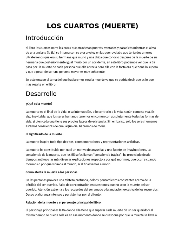 Los Cuartos | PDF