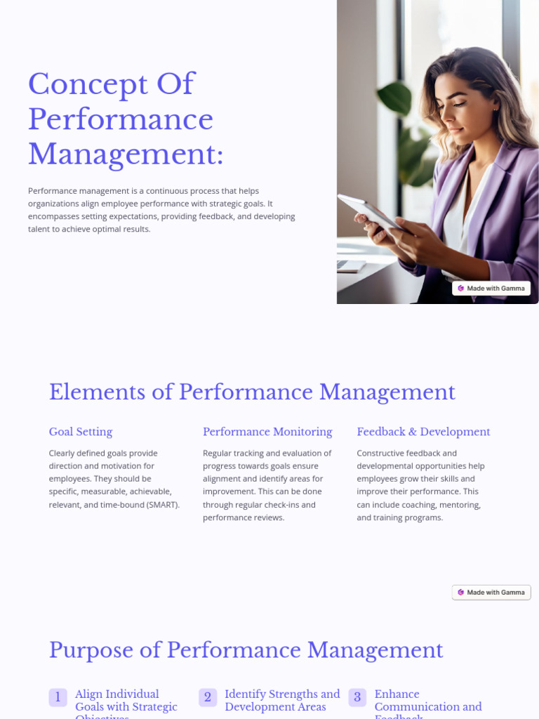 Concept of Performance Management | PDF