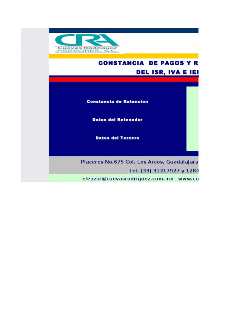 Formato Fiscal 37-A | PDF | Dividendo | Pagos