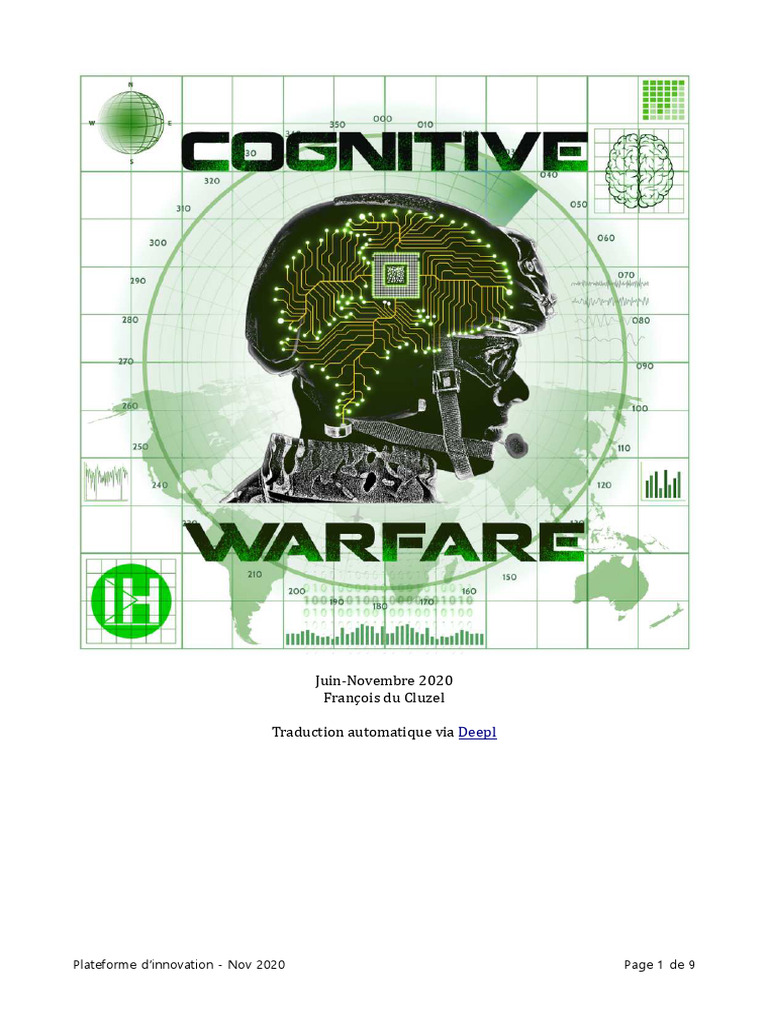 Cognitive Warfare 2020 Cluzel OTAN FR 9 Pages | PDF
