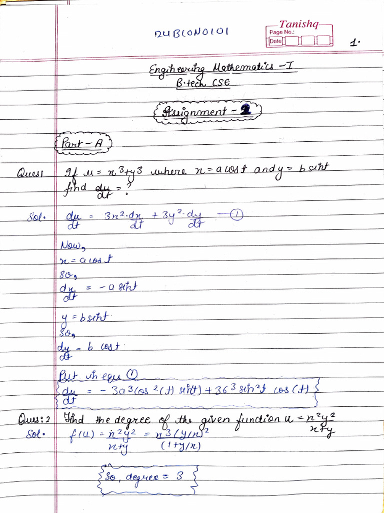 Maths Assignment 2 | PDF