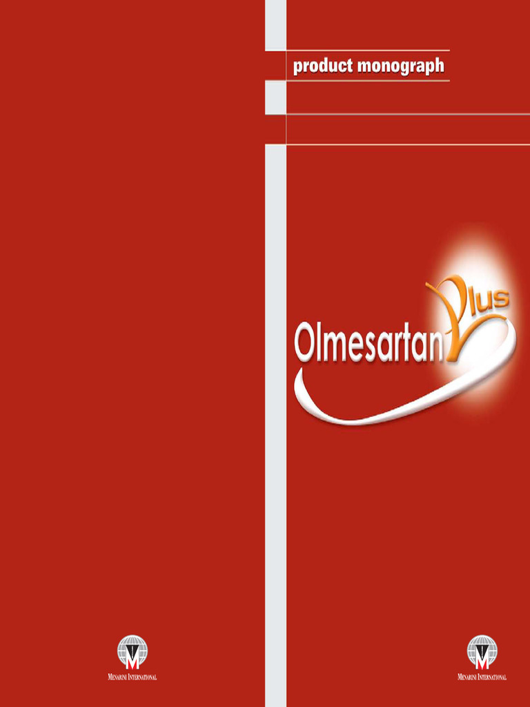 Olmesartan Product Plus Monograph | PDF