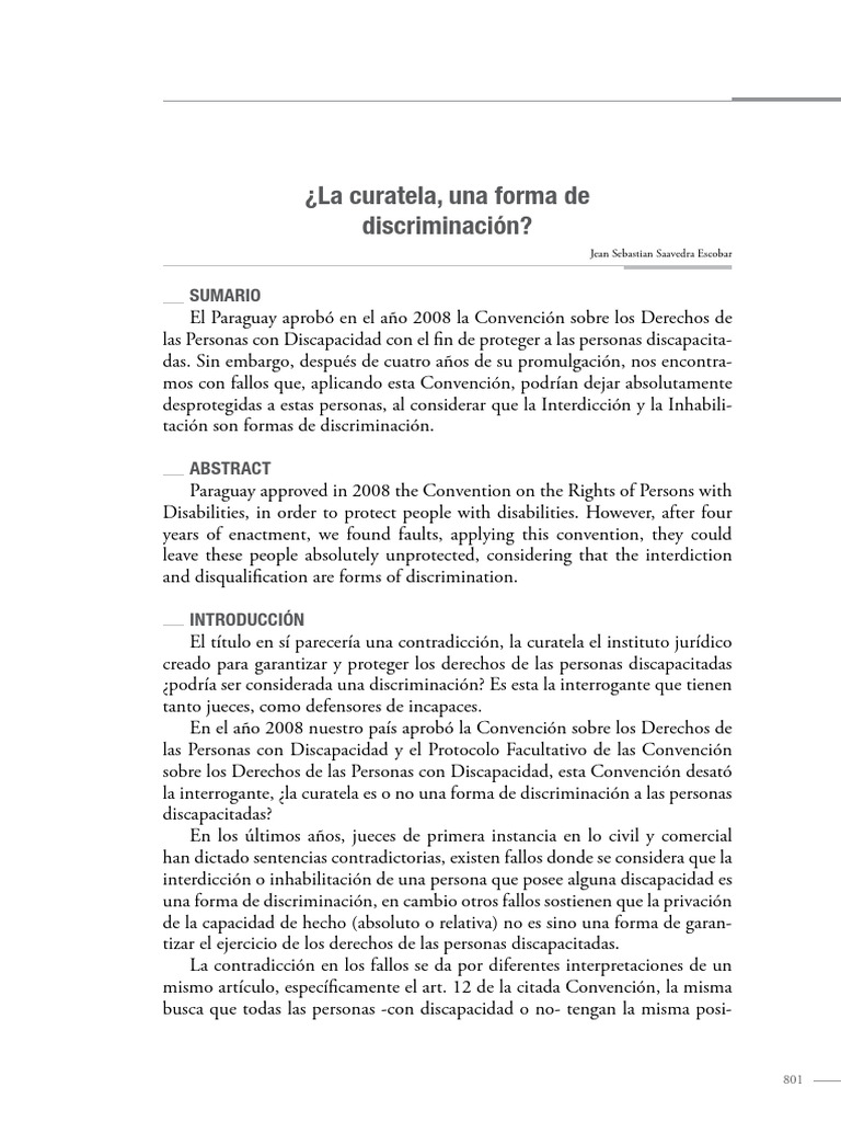 Capacidad Juridica - Jean-Sebastian-Saavedra-Escobar | PDF