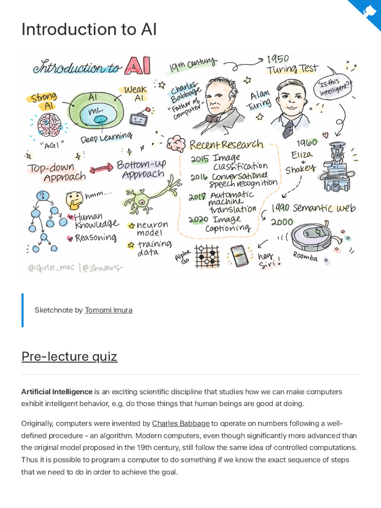 Artificial Intelligence For Beginners - A Curriculum | PDF