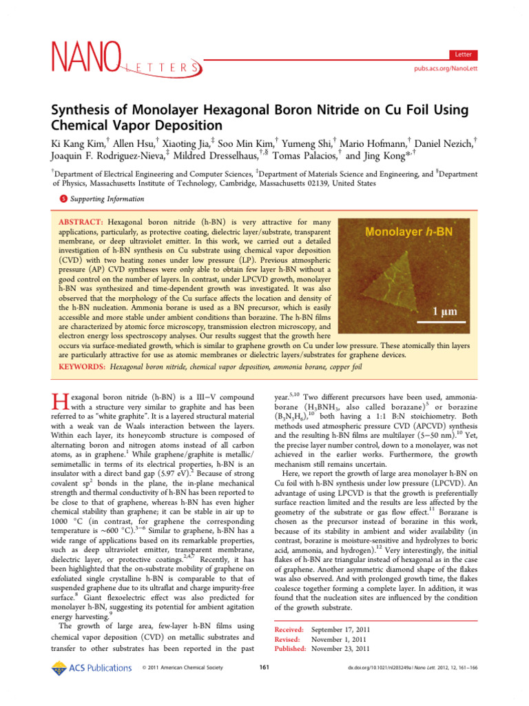 kim-et-al-2011-synthesis-of-monolayer-hexagonal-boron-nitride-on-cu ...