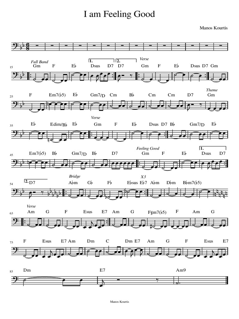 I Am Feeling Good | PDF