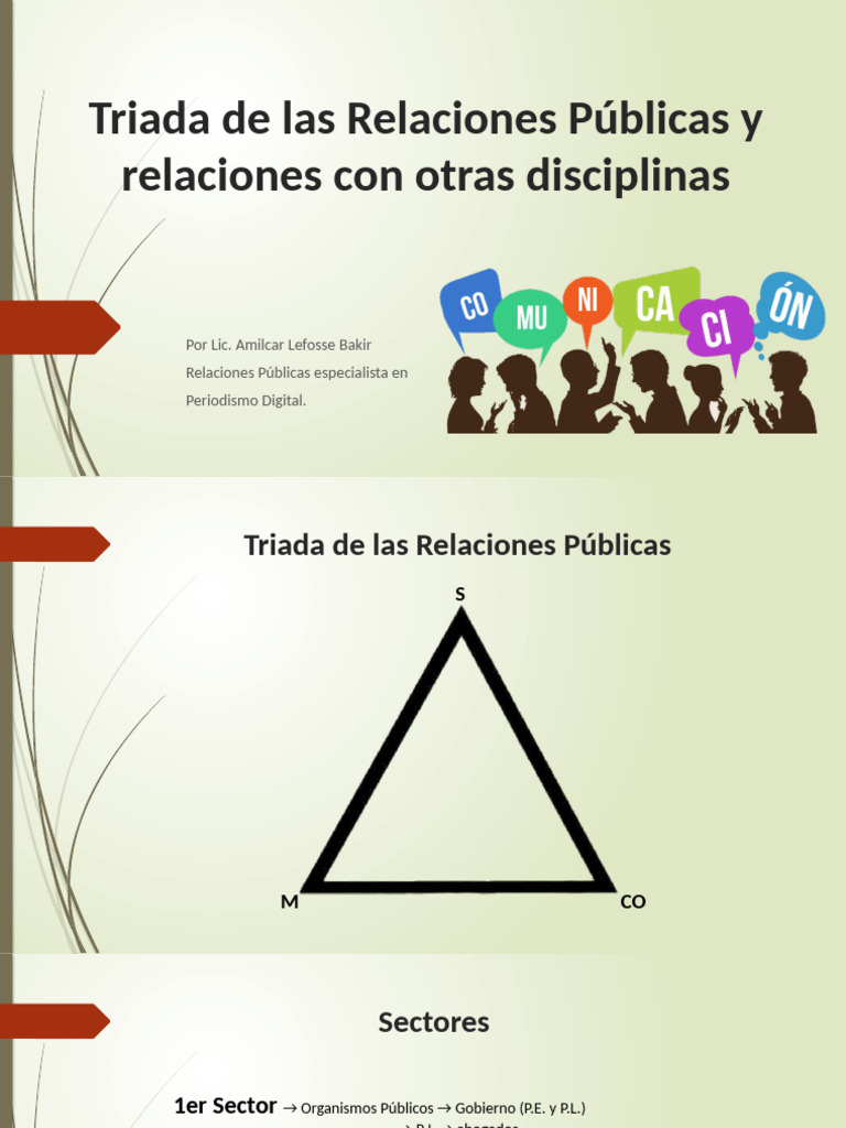 Triada y Relaciones Con Otras Disciplinas | PDF