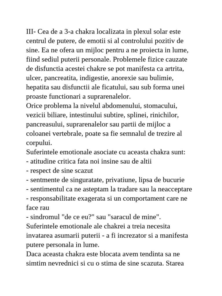 Chakra 3 | PDF