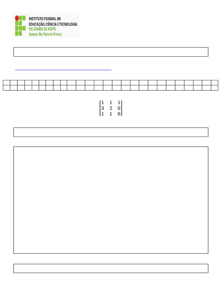 Atividade Criptografia Matrizes Inversas | PDF