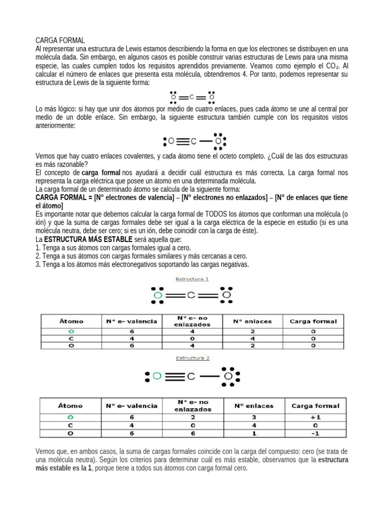 Carga Formal | PDF