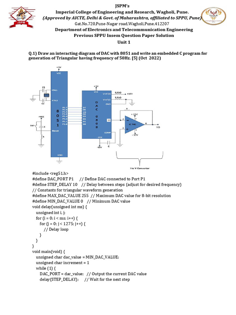 MIC Unit 2 Paper Solution | PDF