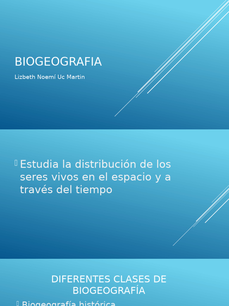 BIOGEOGRAFIA | PDF