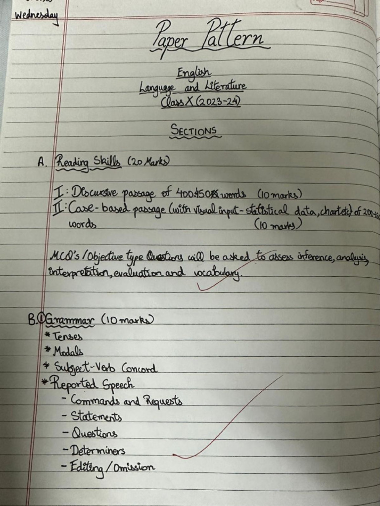 English CLASS 10 NOTES ALL GRAMMAR | PDF