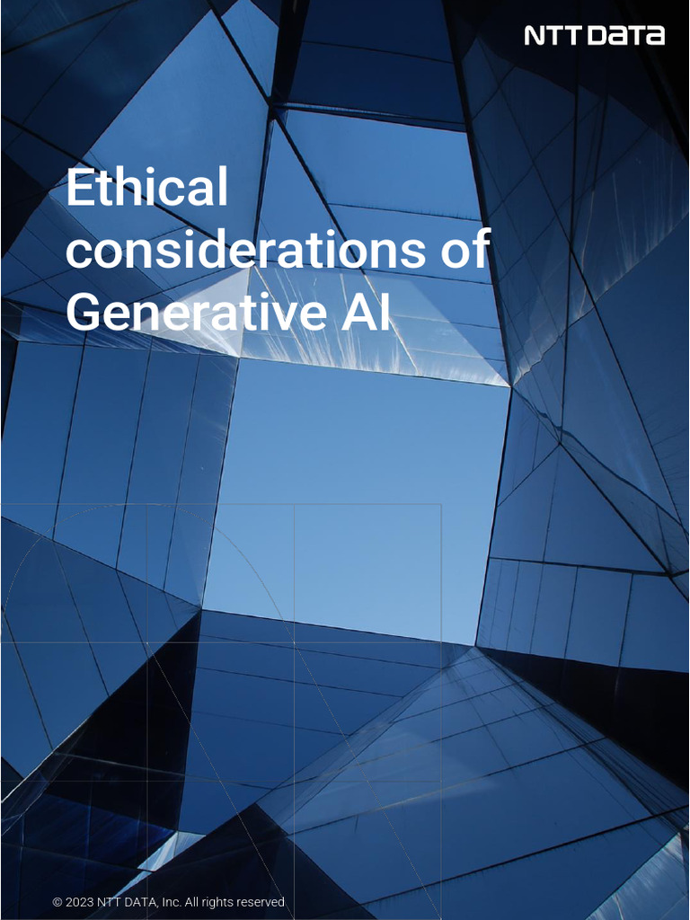 Ethical Considerations of Generative AI | PDF