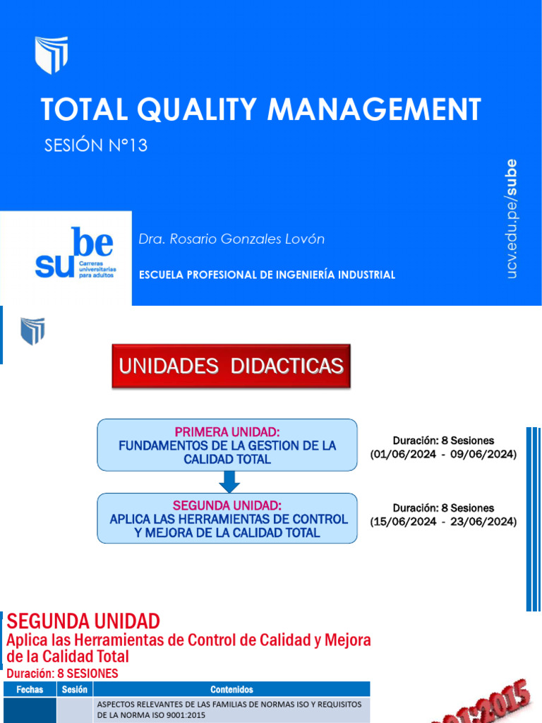 SESION 13 - Documentac Del SC | PDF