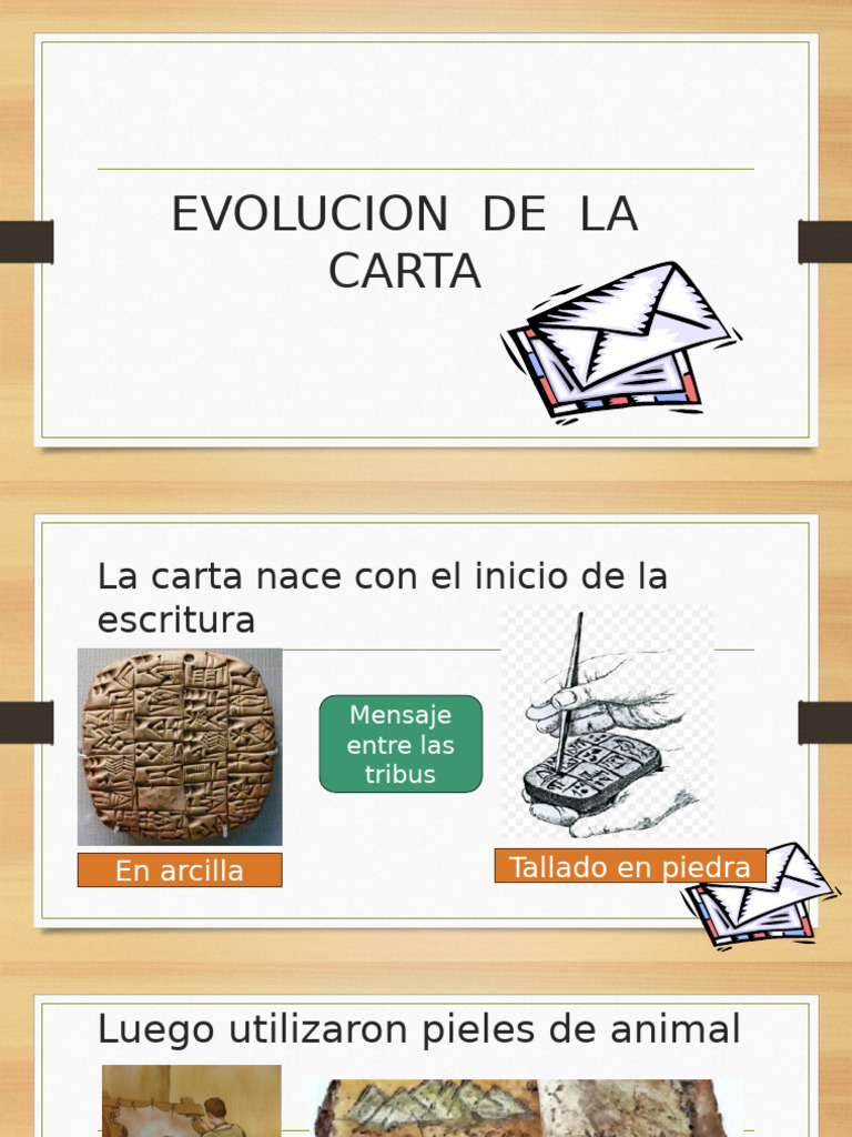 EVOLUCION DE LA CARTA | PDF