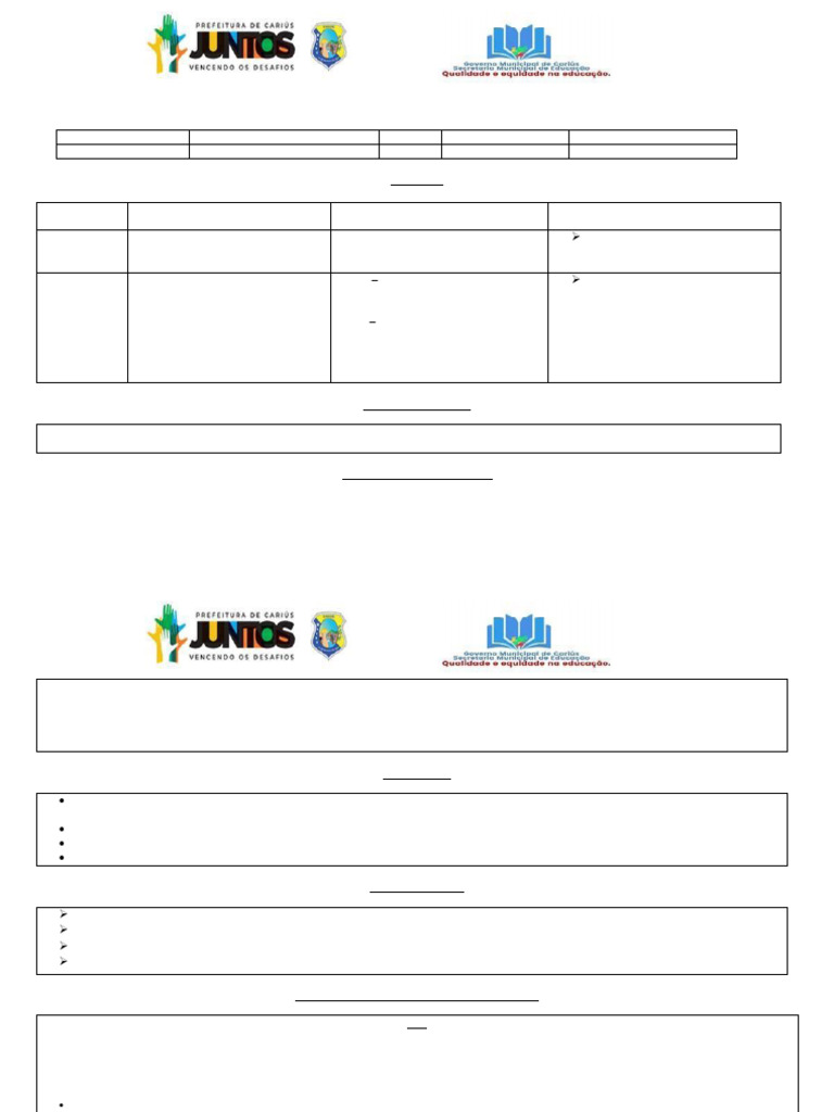Ementa LP 5° Ano | PDF