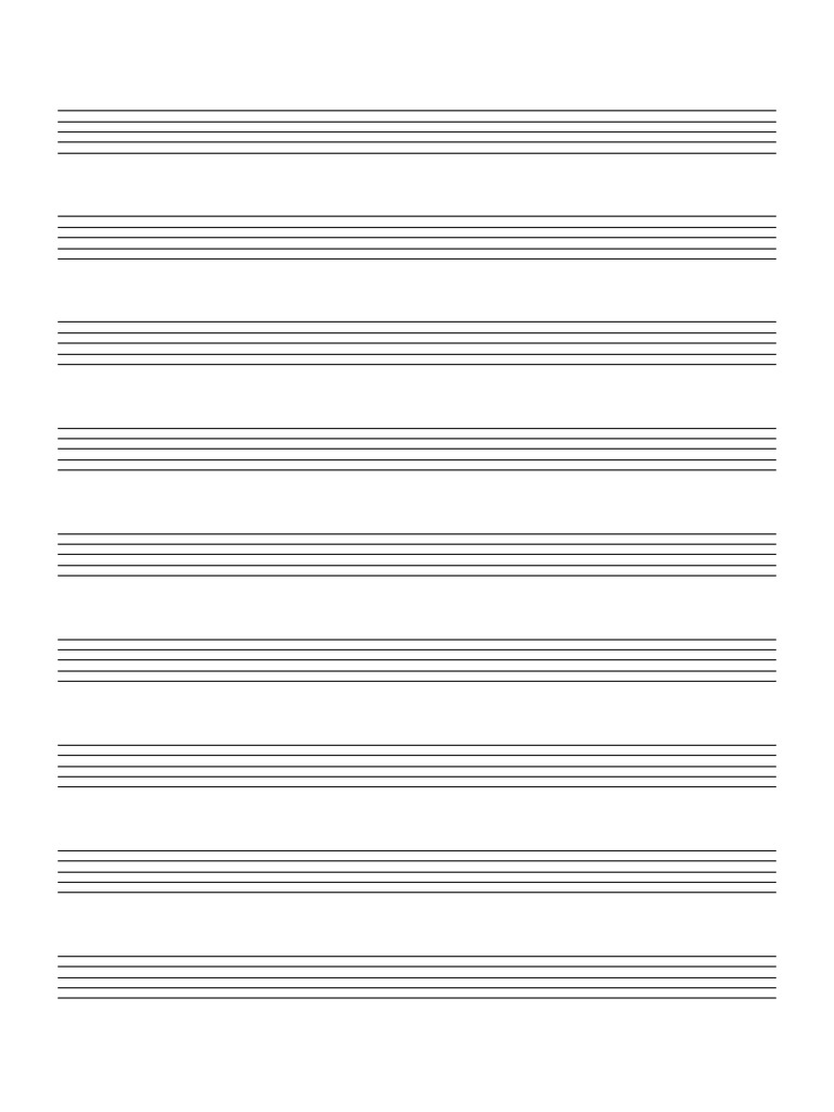 Stave Double Side 9 Lines | PDF