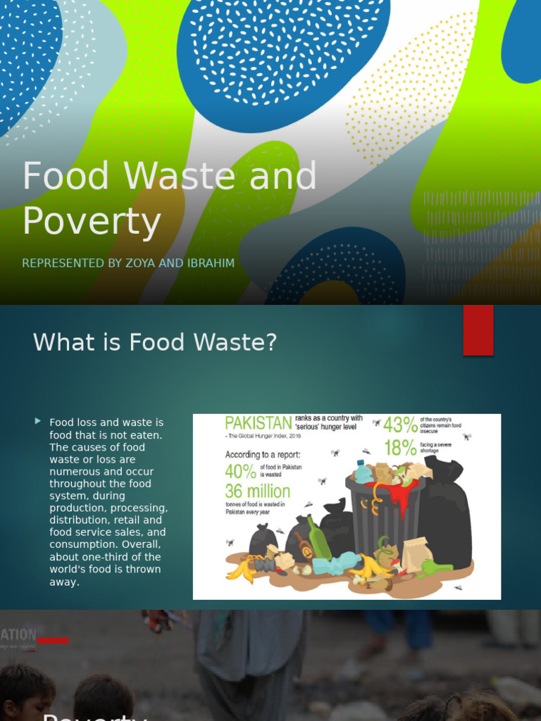 Food Waste and Poverty (Autosaved) Zoya and Ibrahim Final | PDF