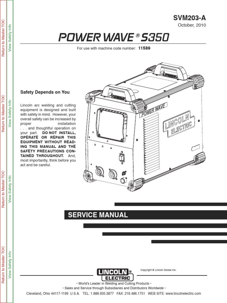 Lincoln Powerwave s350 | PDF