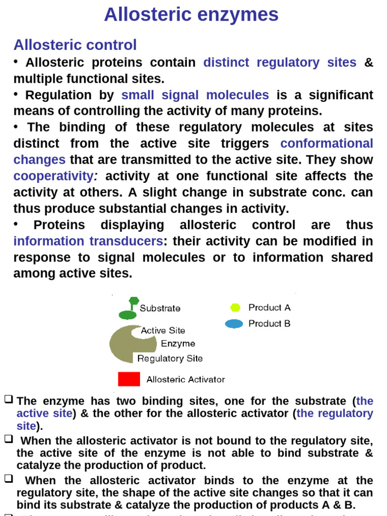 Allosteric Enzymes & Enzyme Inhibition | PDF