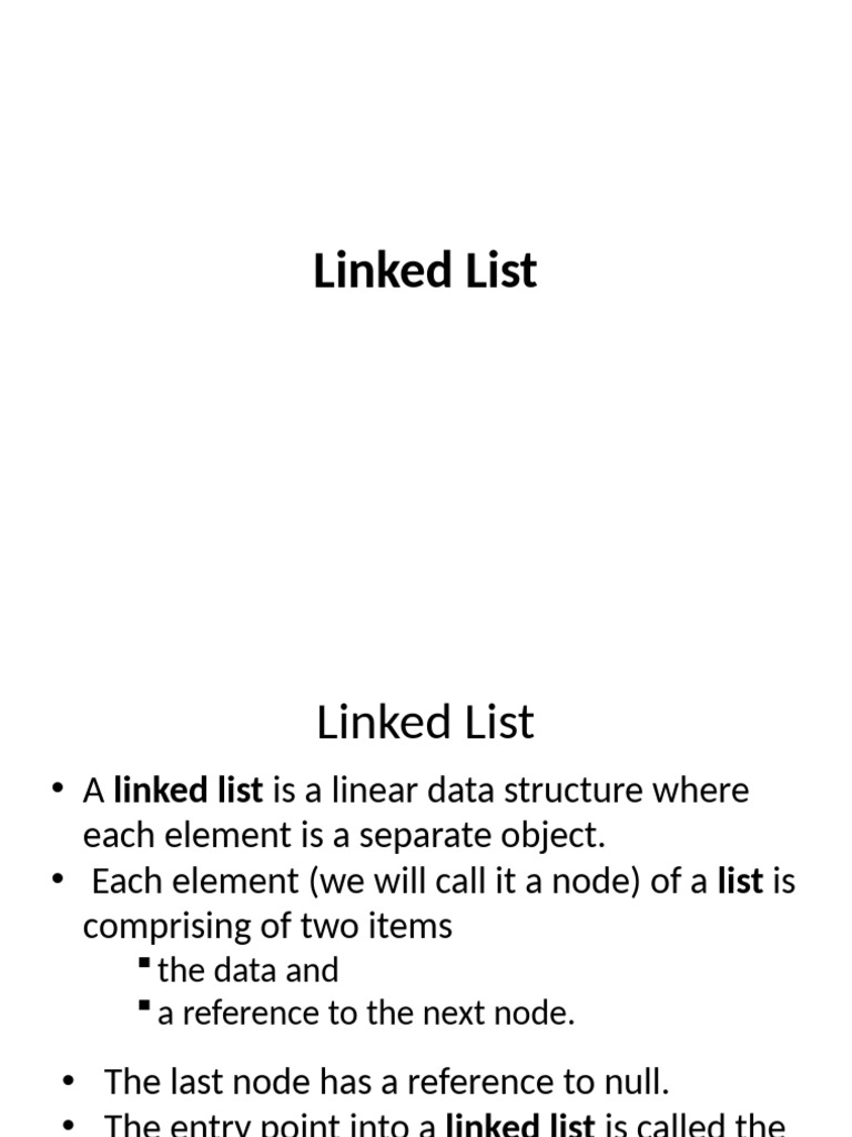 Linked List | PDF