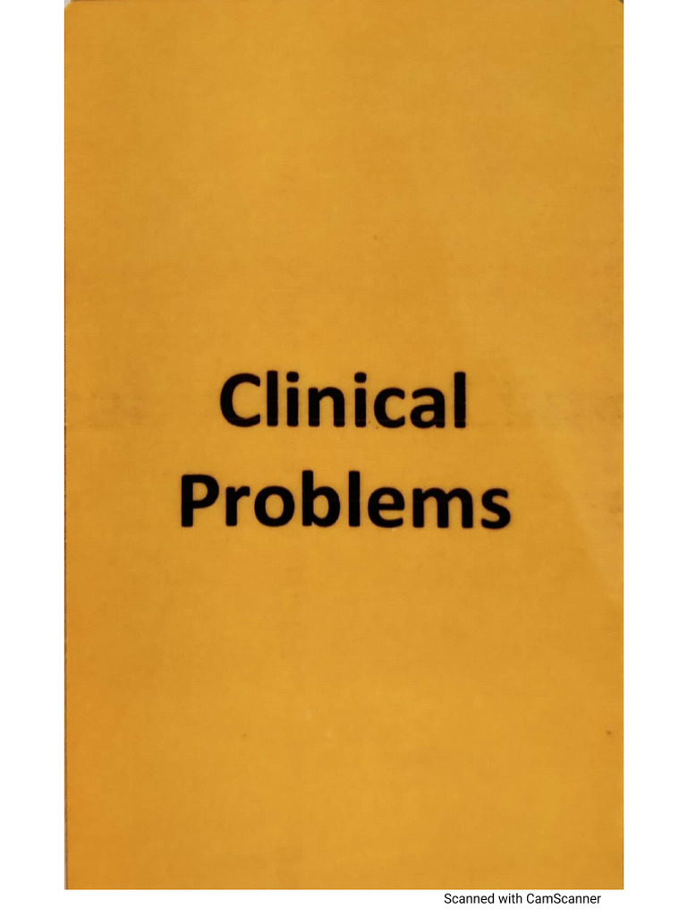 Clinical Problems Box | PDF