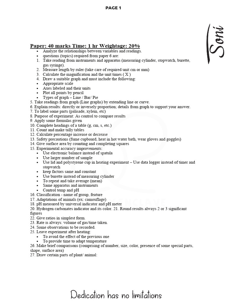 1 - General Instructions and Content | PDF