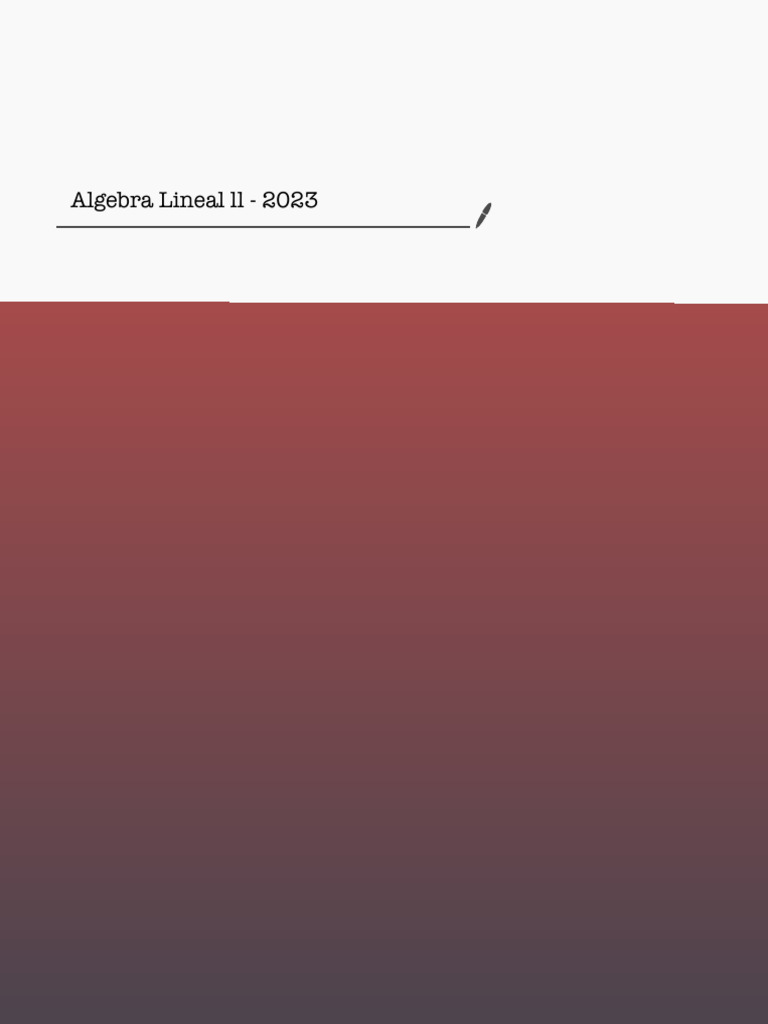Linear Algebra II | PDF