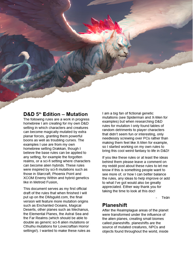 Mutation Tables | PDF