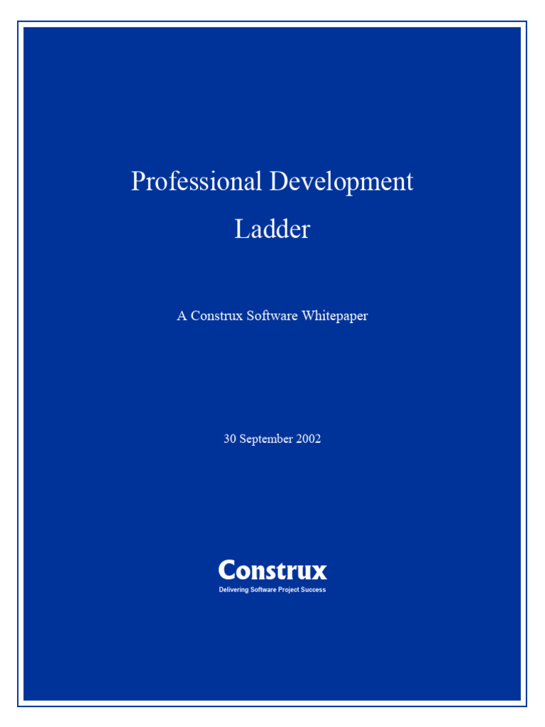 Construx Software Ladder Whitepaper | PDF