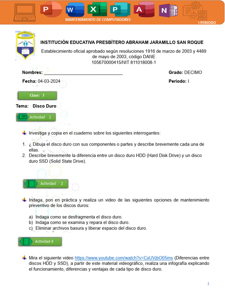 Mtto Clase8 Once | PDF