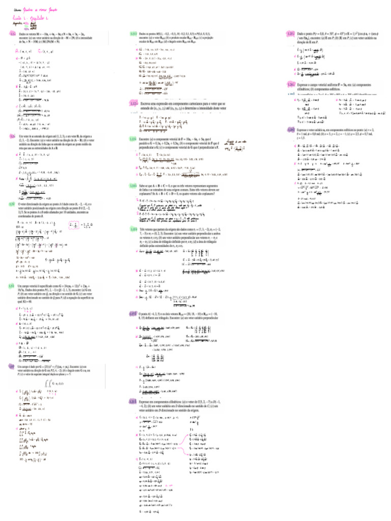 Lista 1 - Capítulo 1 | PDF