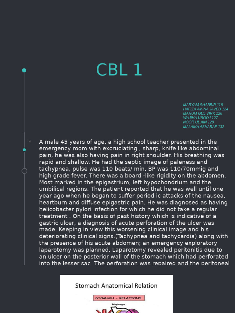 Anatomy cbl assignment | PDF
