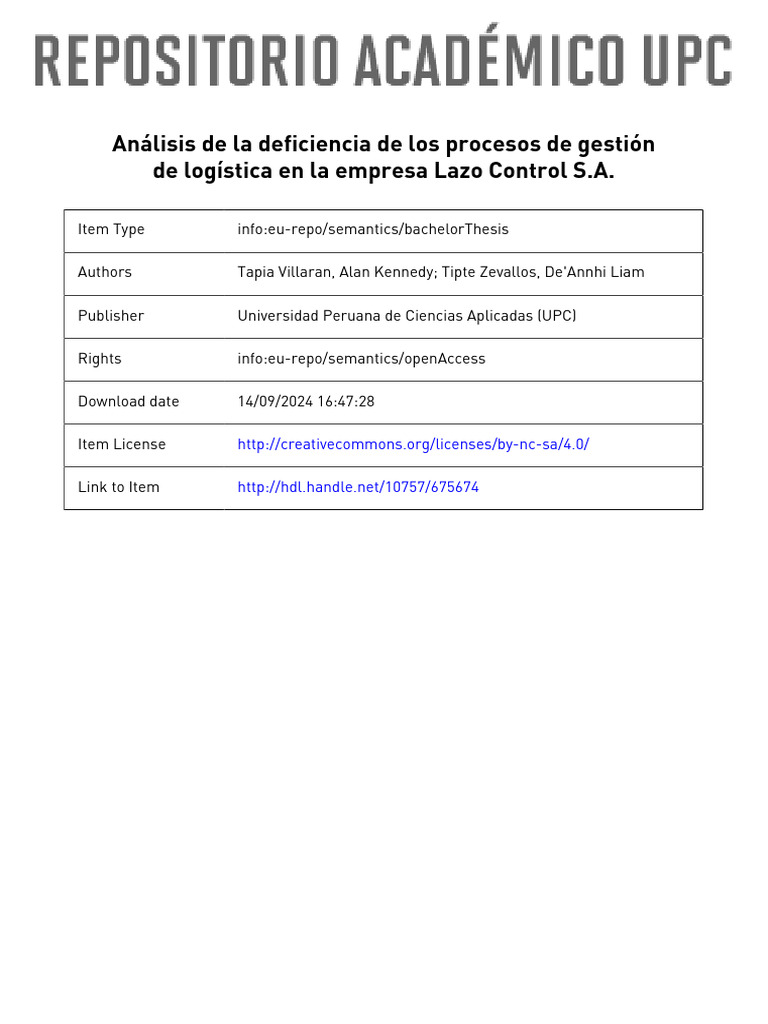 Tapia VA TSP | PDF
