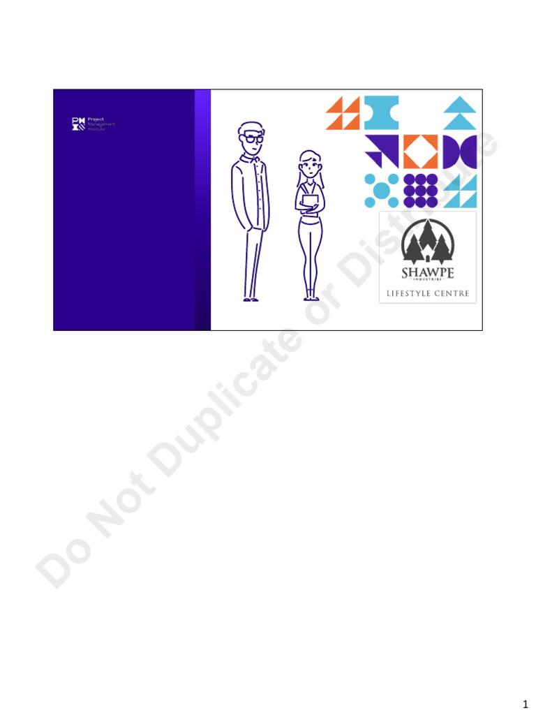 Shawpe Lifestyle Centre Project Case Study - PMP Version 3.2 | PDF