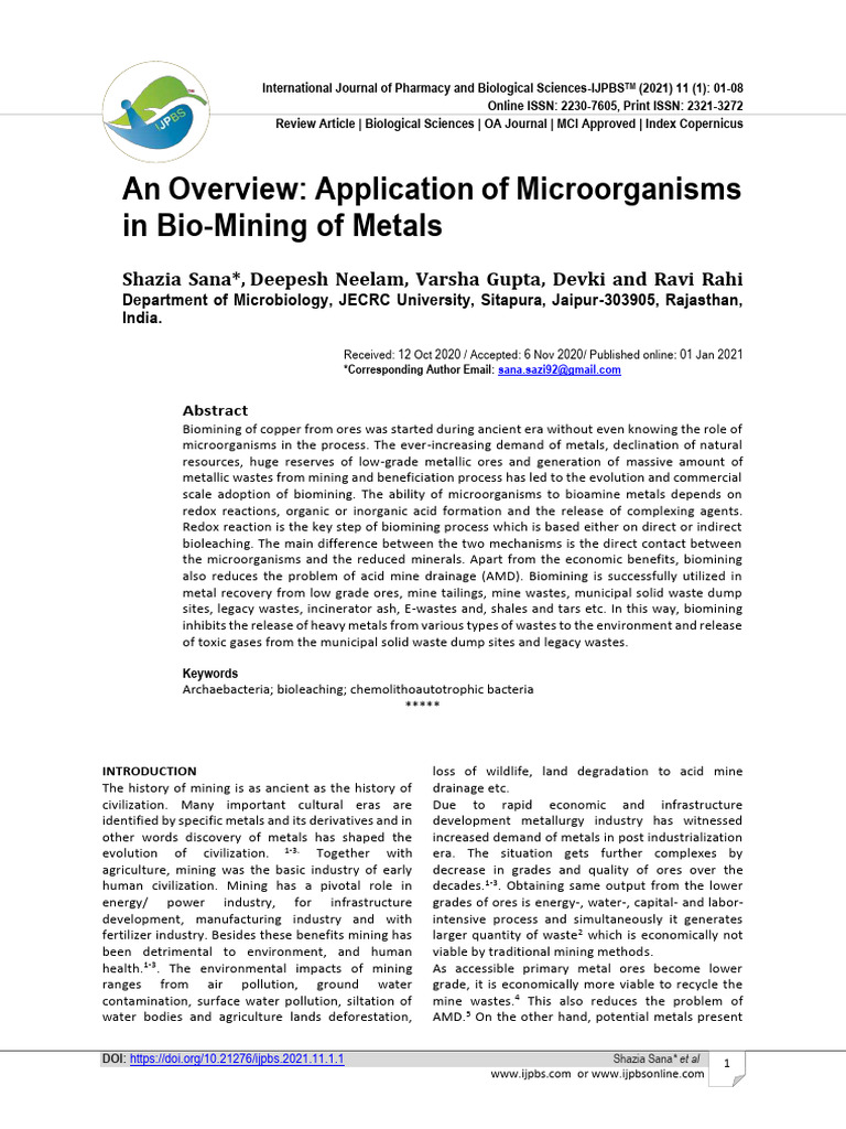 An Overview Application of Microorganism | PDF