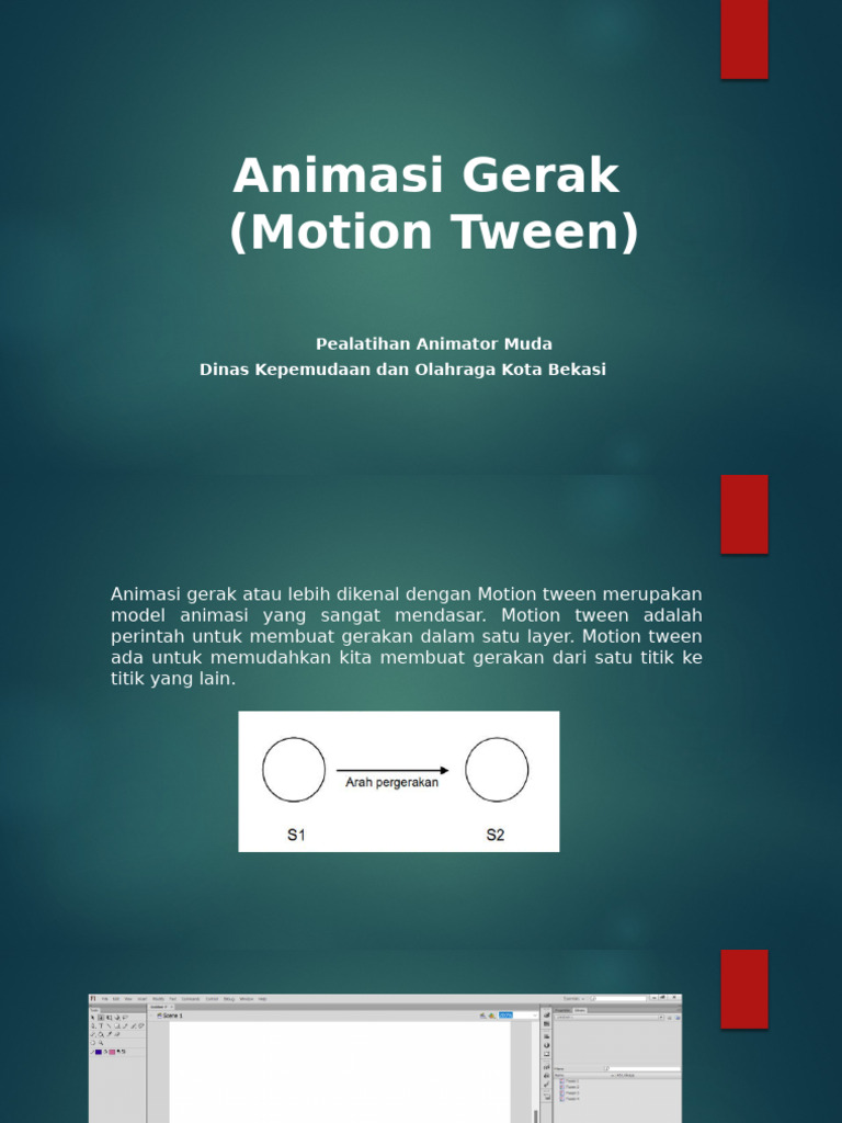 Materi 1 Animasi Gerak (Motion Tween | PDF