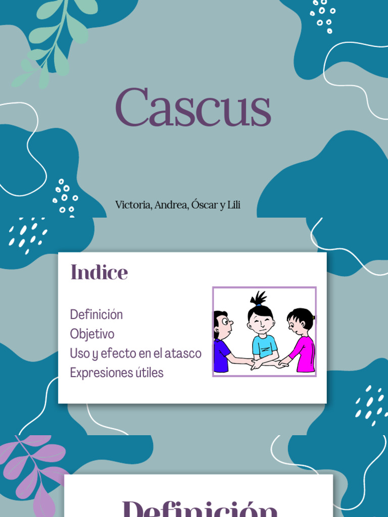 Presentación Cascus | PDF