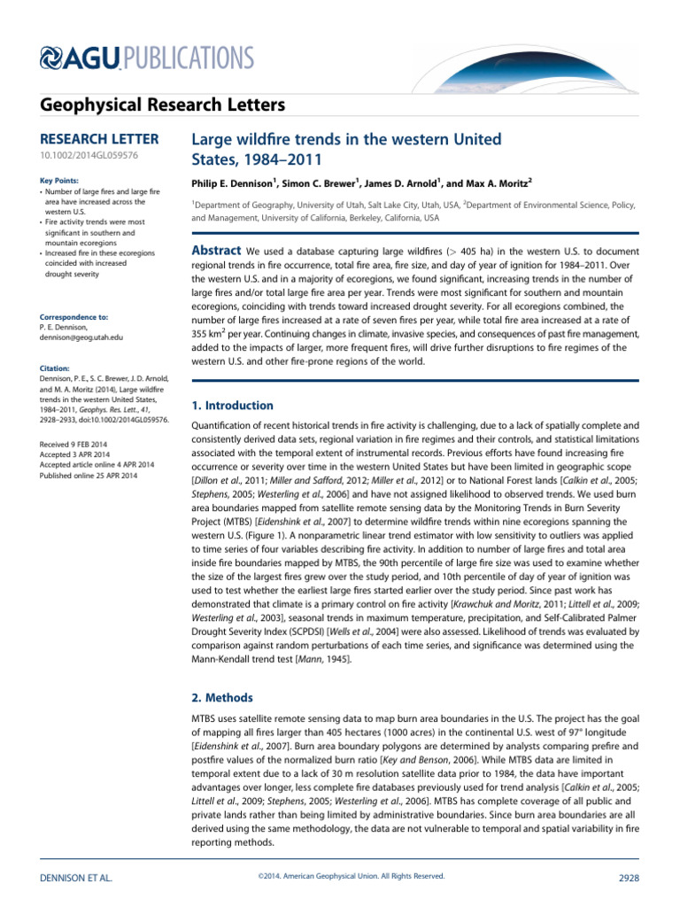 Geophysical Research Letters - 2014 - Dennison | PDF