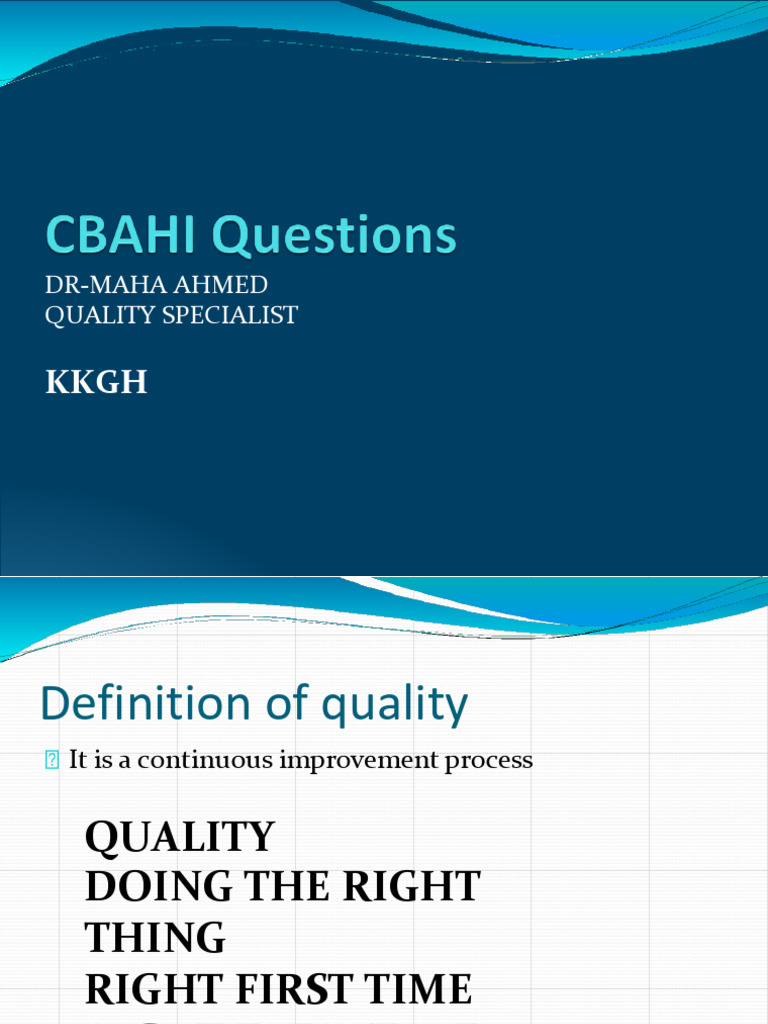 Cbahi Questions Important | PDF