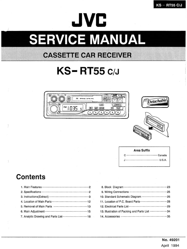 JVC+KS-RT55 | PDF