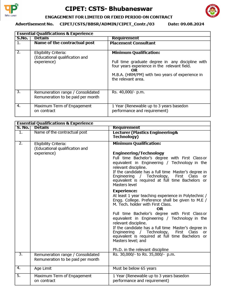 2 Essential Qualification and Experience | PDF