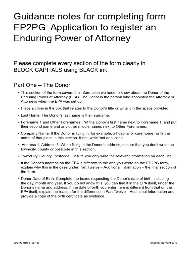 EP2PG Notes Completing EP2PG Form | PDF | Justice | Crime & Violence