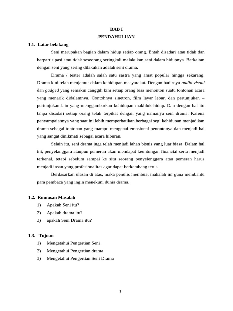 Drama | PDF