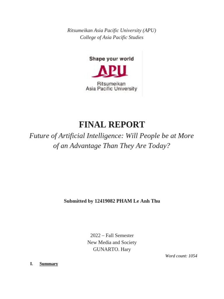 Final report | PDF