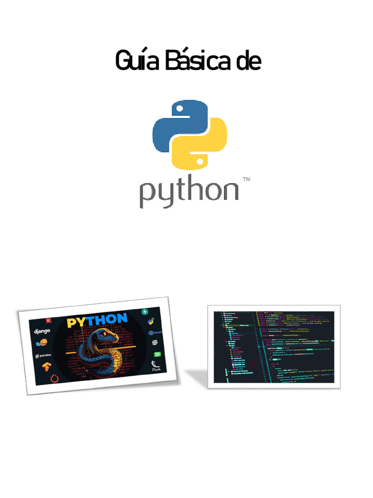 Guía Básica de Python | PDF | Python (lenguaje de programación ...