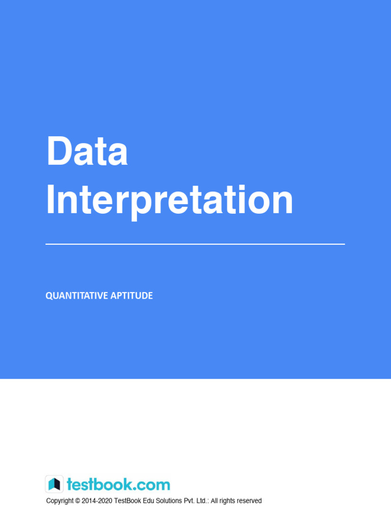 Data Interpretation - Study Notes | PDF