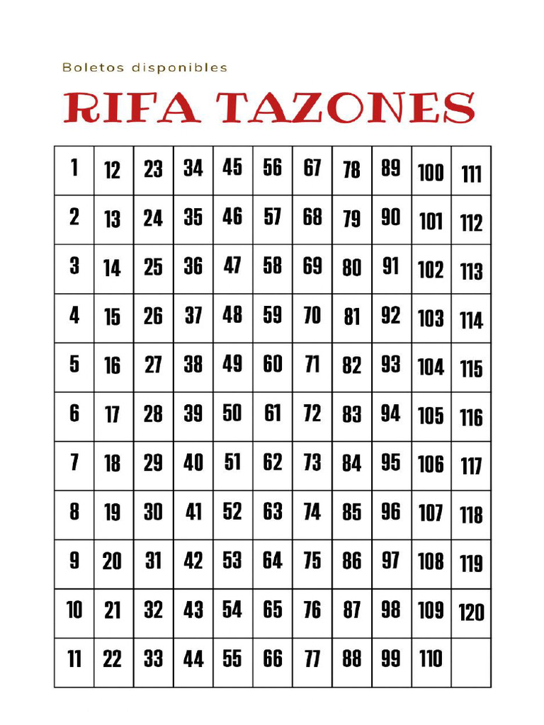 Rifa | PDF