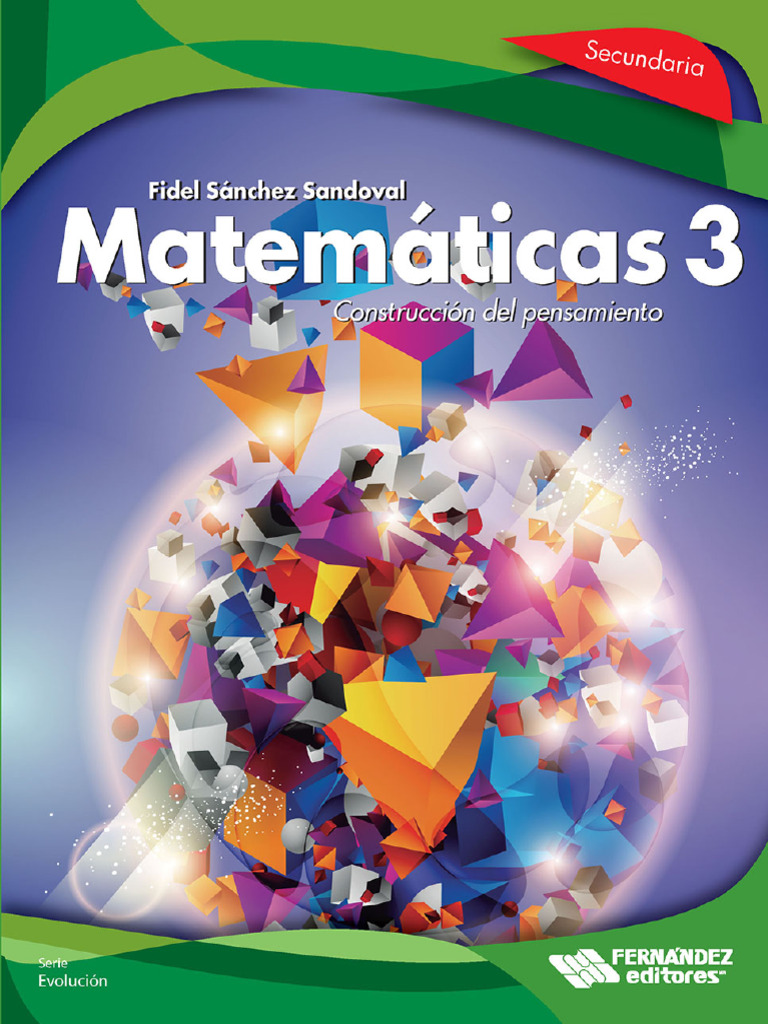 Libro Matematicas 3 Secundaria Fidel Sanches Sandoval | PDF